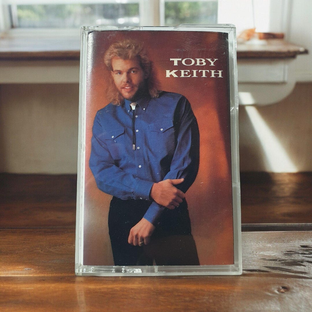 Toby Keith Self Titled Cassette Tape 1993 Country Music Album Vintage ...