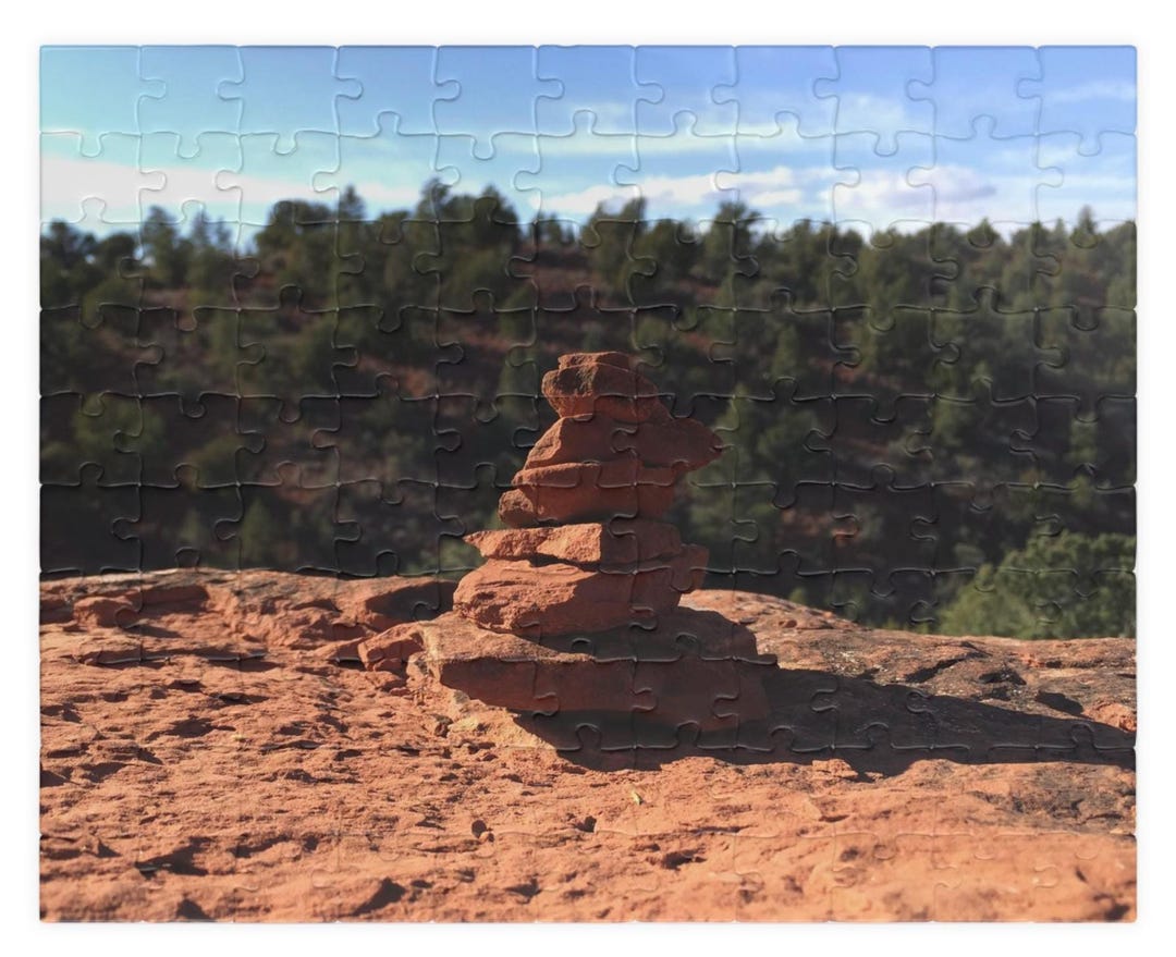 Puzzle, Sedona Arizona Rock Stack, Jigsaw Game, Mind Teaser, Family ...