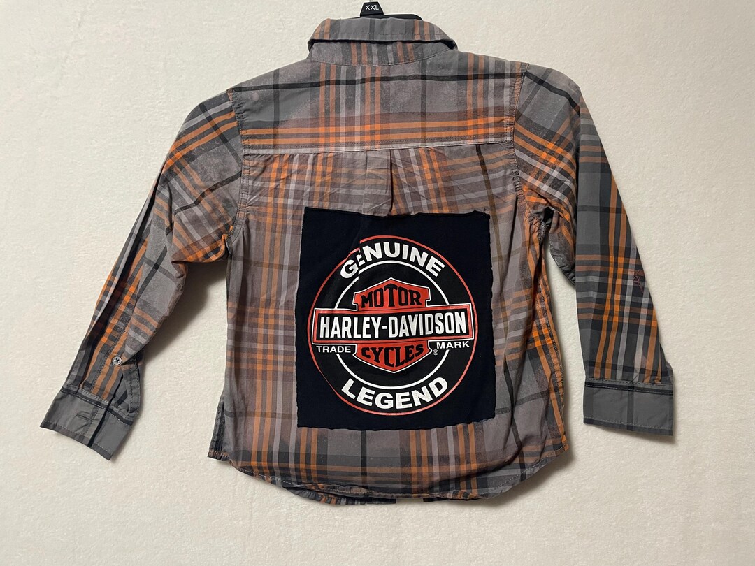 One-of-a-kind Bleached, Upcycled, Distressed Button-up Shirt With ...