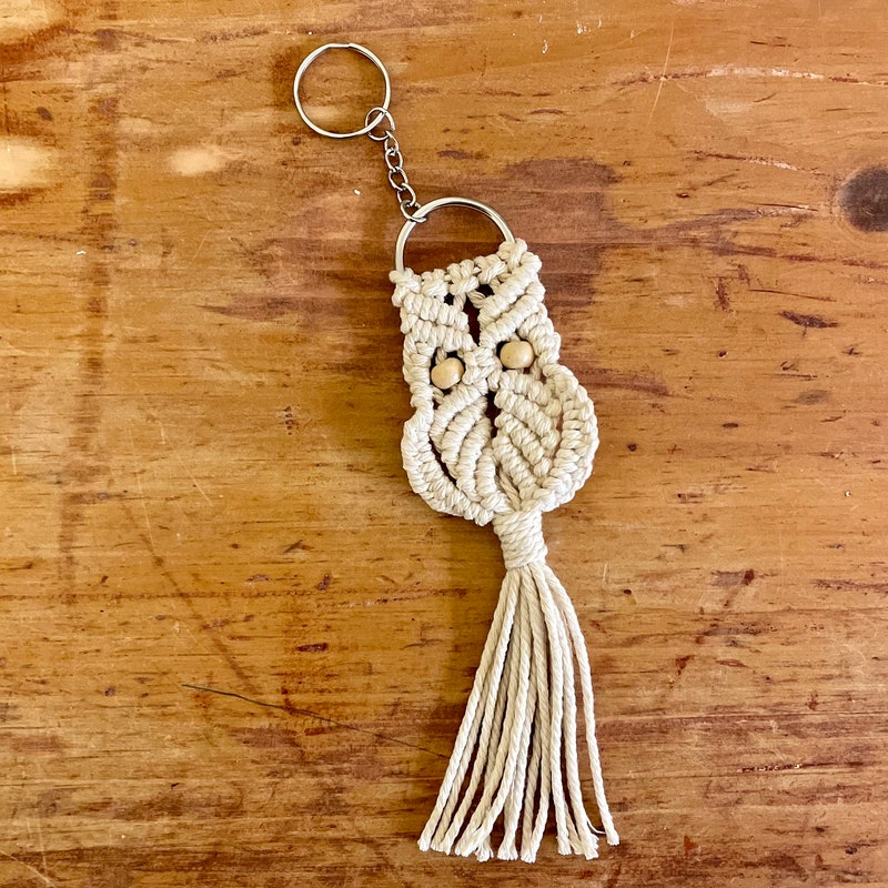 Owl Keychain - Etsy