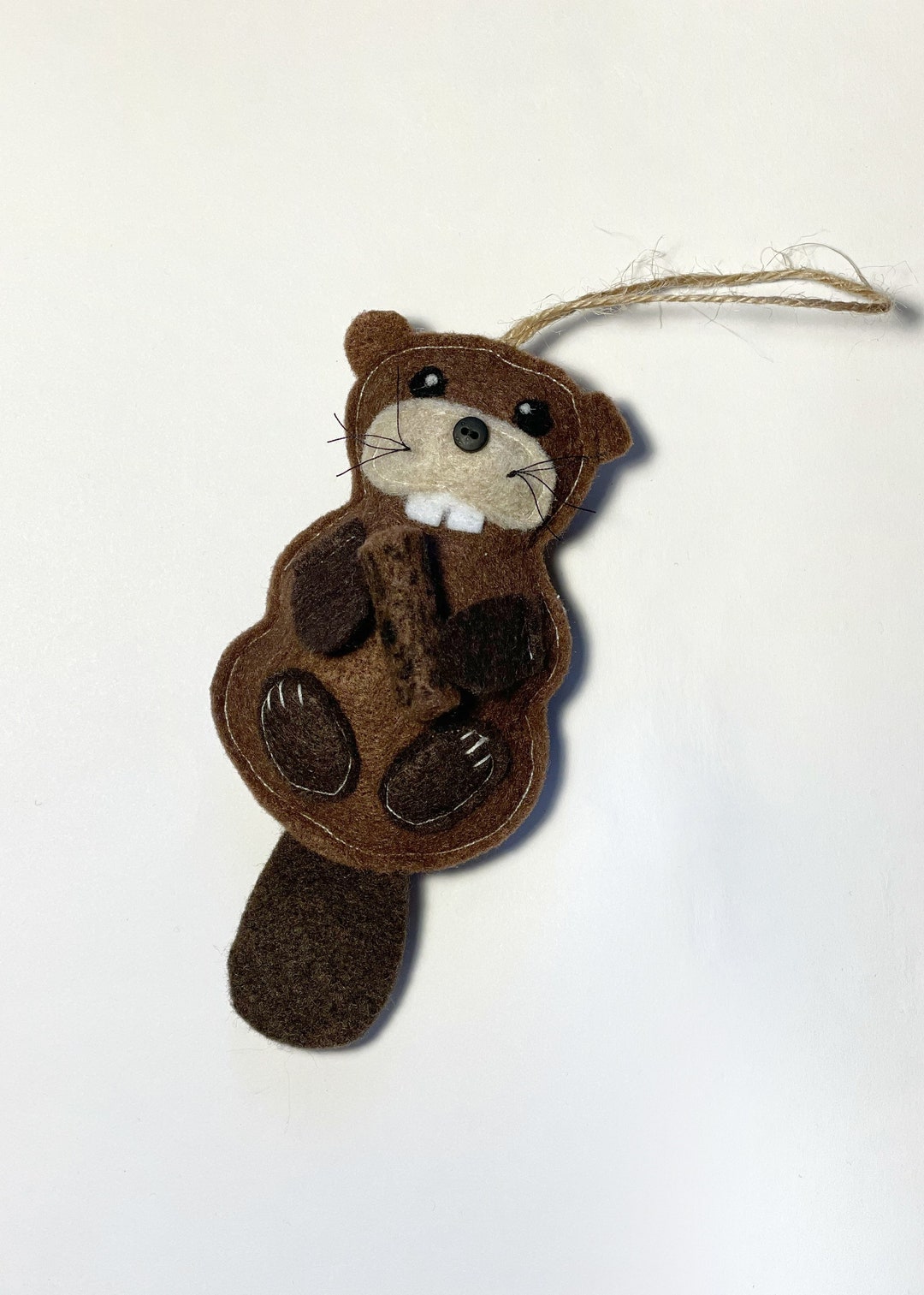 Felt Beaver Christmas Tree Ornament - Holiday Decor - Etsy