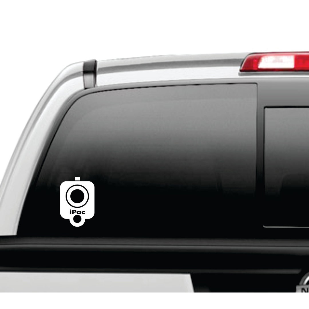 Window Decal Ipac Set of 2 Sticker - Etsy