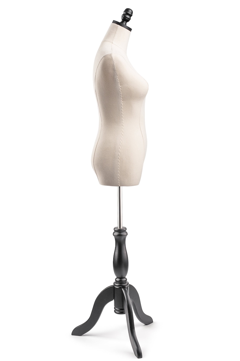 Female Display Dress Form in Natural Canvas on Traditional - Etsy