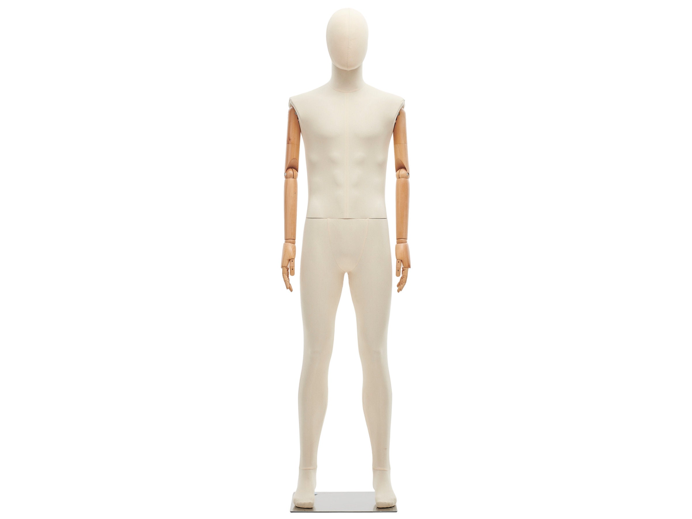 Male Full Body Fabric Wrapped Mannequin in Standing or Sitting Pose (WP ...