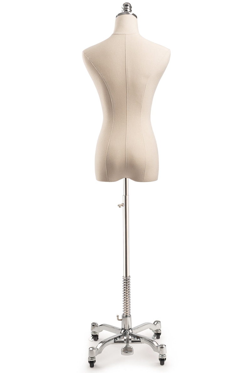 Female Display Dress Form in Natural Canvas on Heavy Duty - Etsy