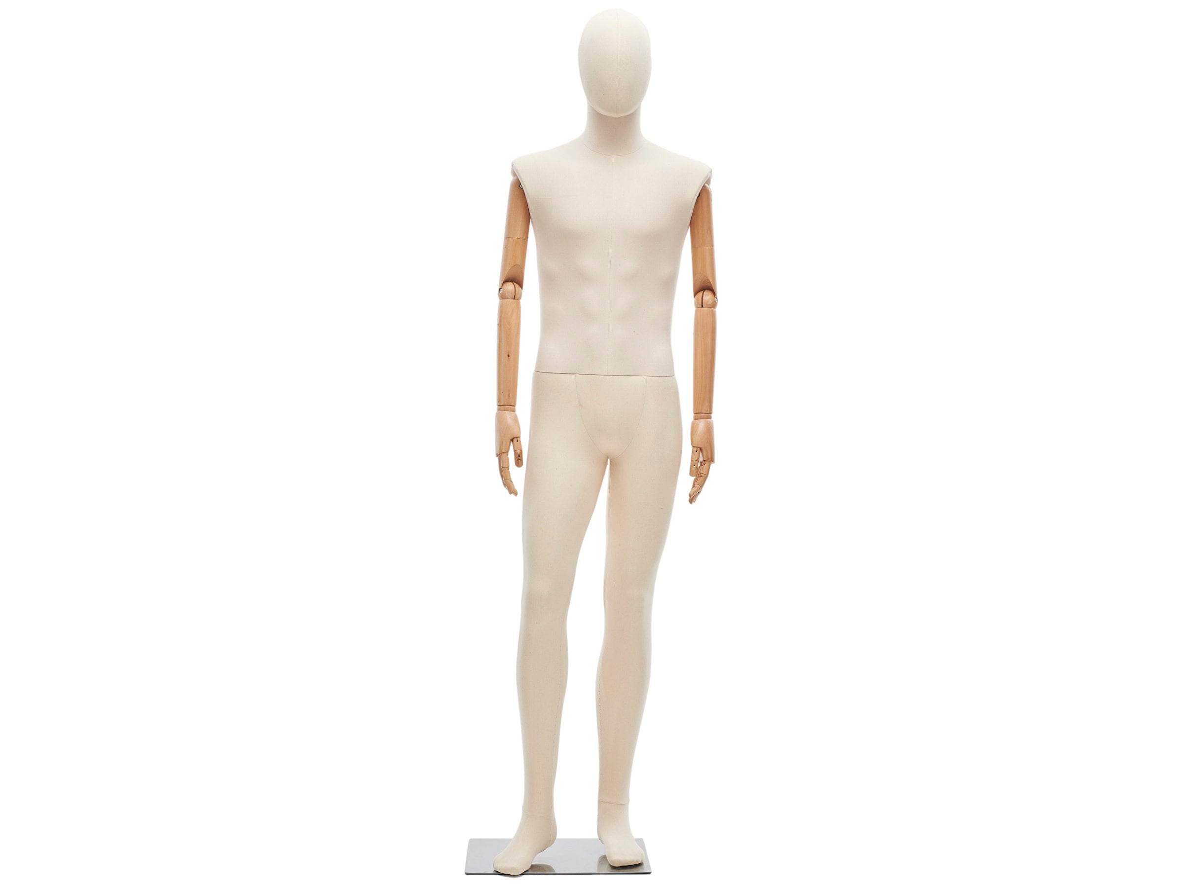 Male Full Body Fabric Wrapped Mannequin in Standing or Sitting Pose (WP ...