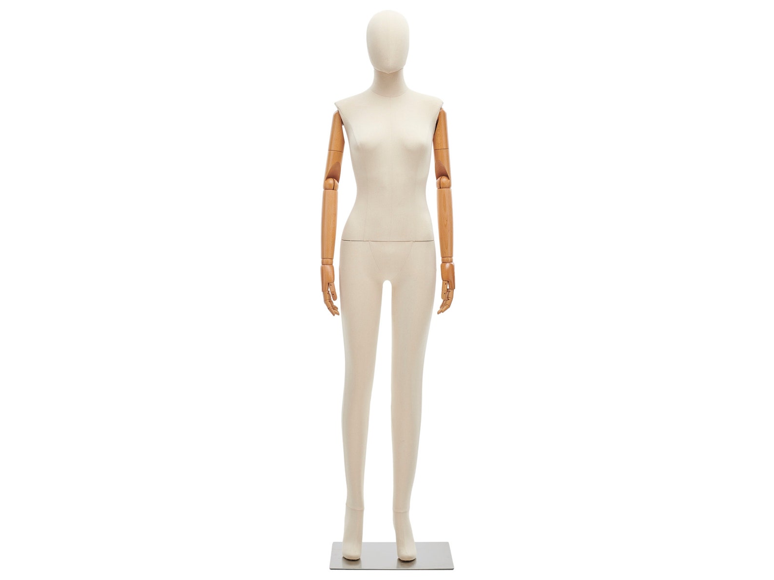 Female Full Body Fabric Wrapped Mannequin in Standing or Sitting Pose ...