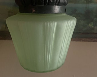 Ceiling Light Green Glass - Etsy