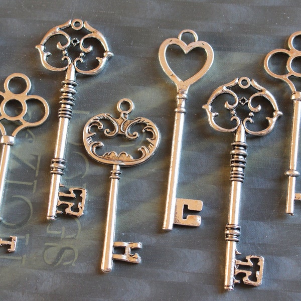Flower Skeleton Key - Etsy