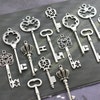 12 Large Skeleton Key Collection Antiqued Brass Double Sided - Etsy