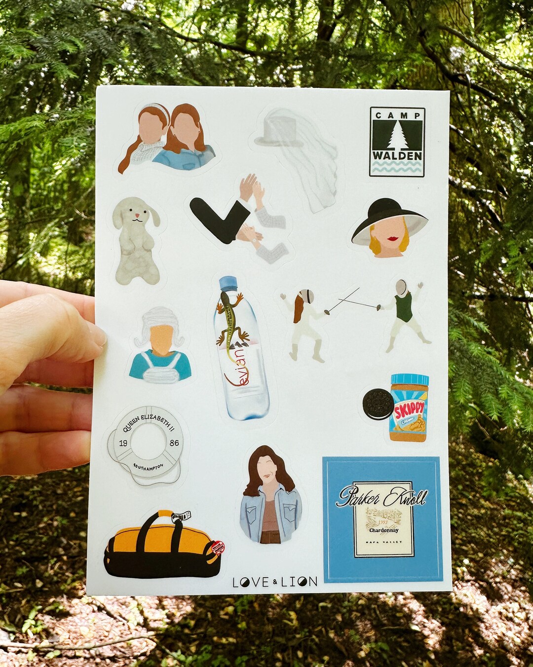 Parent Trap Sticker Sheet - Etsy