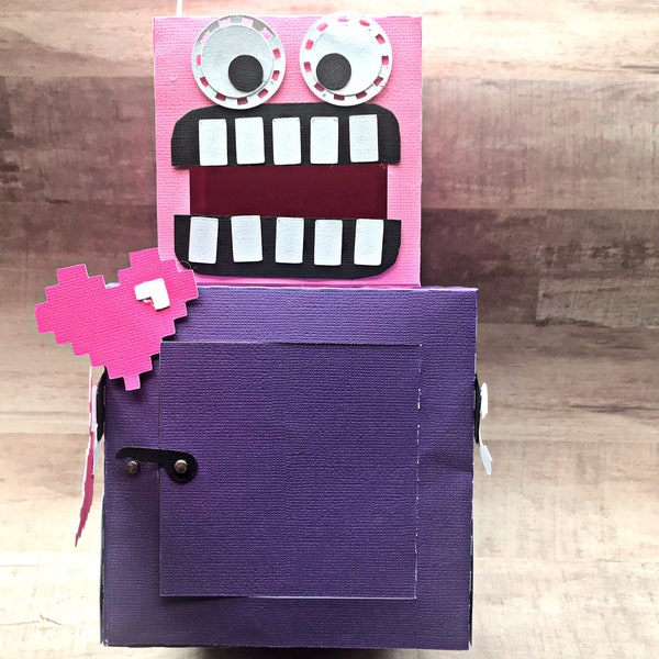 Robot Valentine Box - Etsy