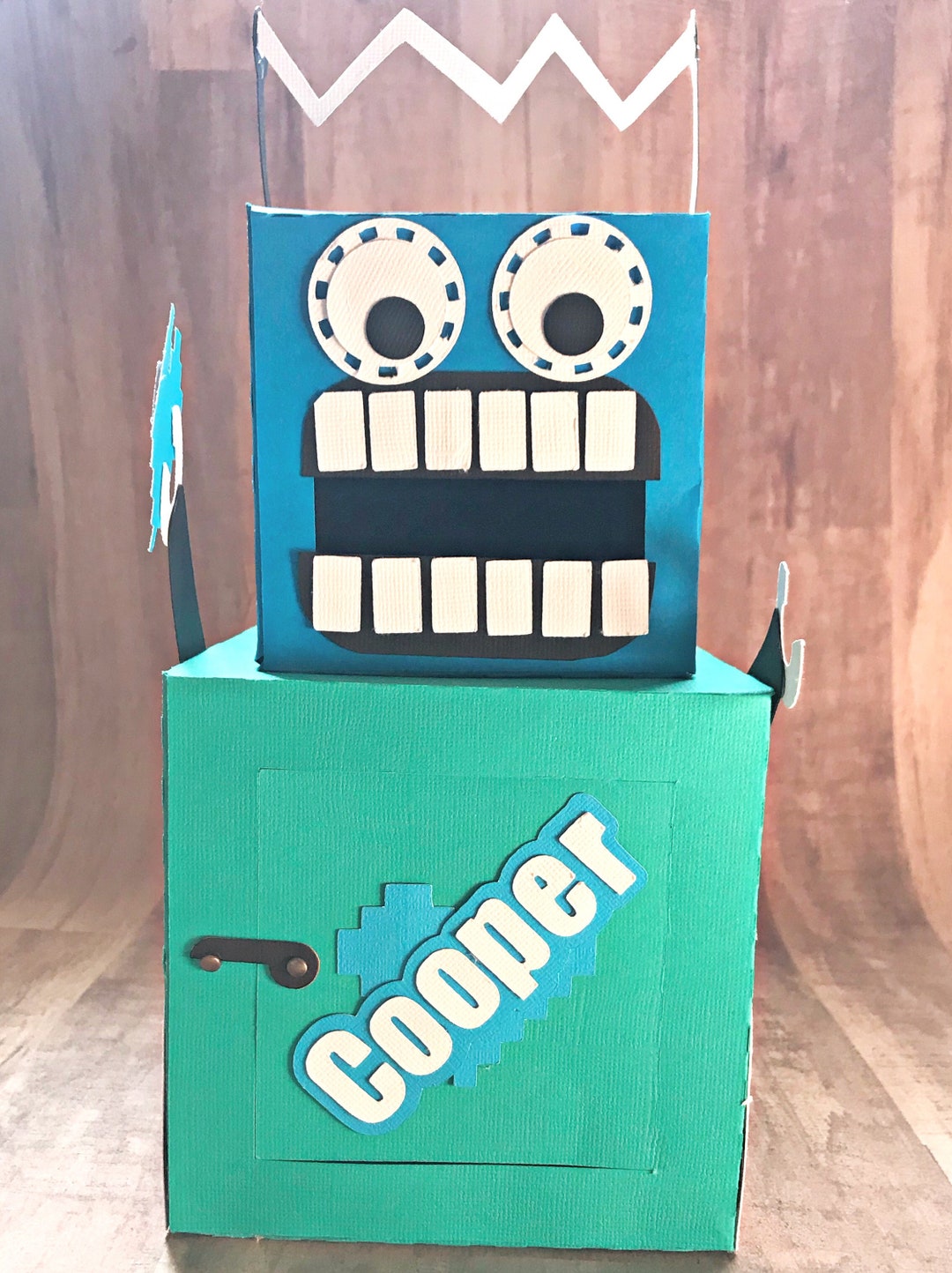 Robot Valentines Mail Box, Valentines Mail Box for Kids, Girls ...