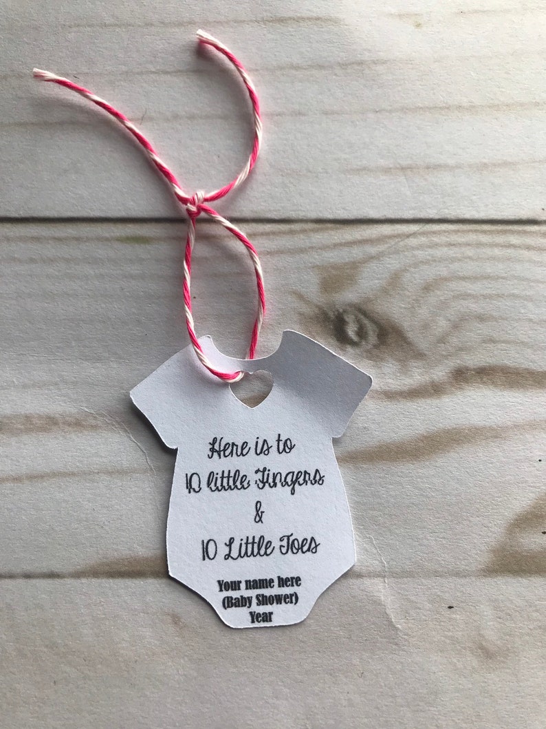 Ten Little Fingers Ten Little Toes Baby Onesie Tags Nail - Etsy