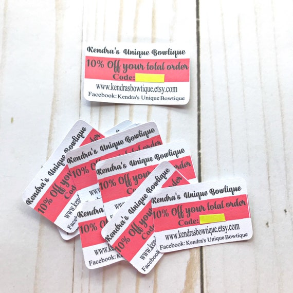 Tiny Code cards Special offer cards packaging cards custom | Etsy