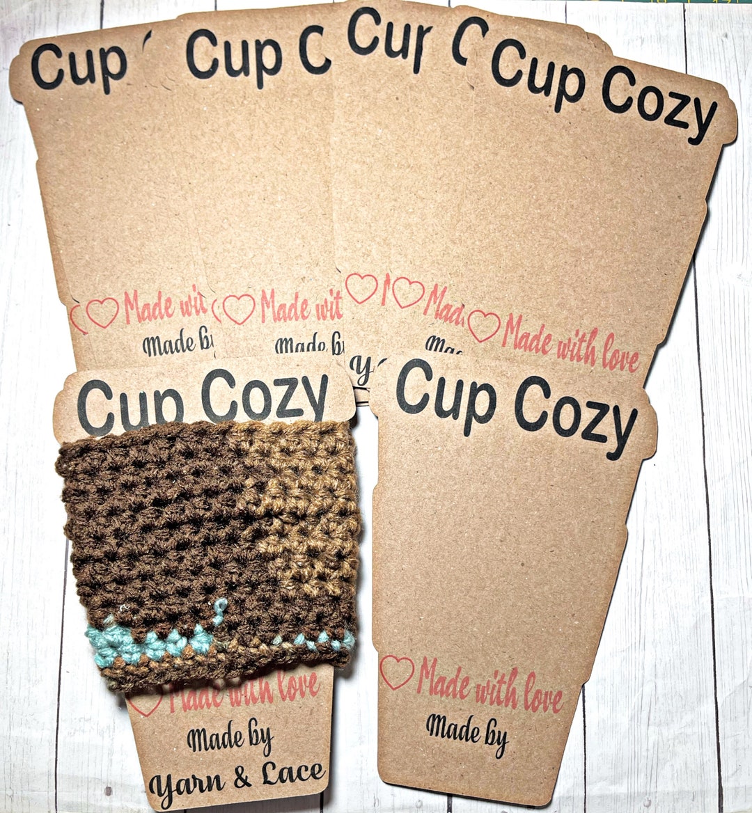 Coffee Cozy Display Cards, Personalized Coffee Cozy Display Cards ...