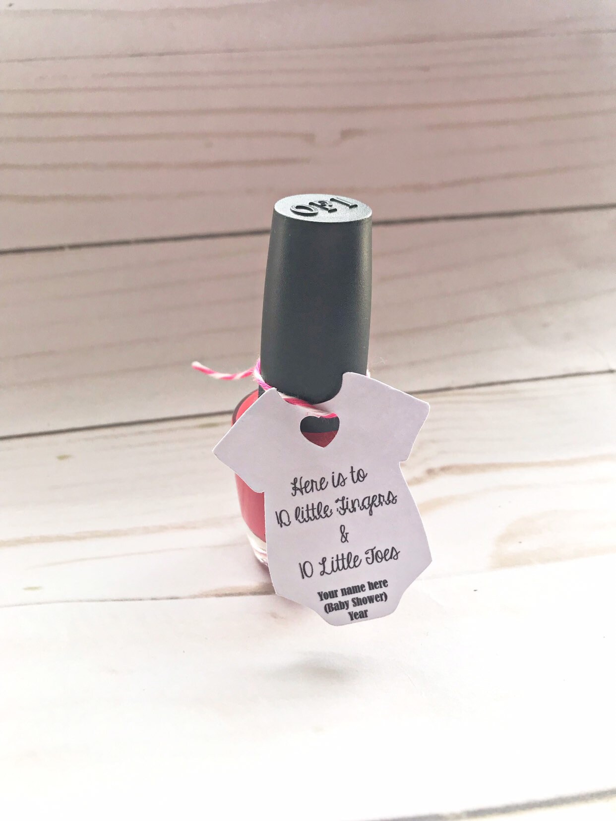 Ten Little Fingers Ten Little Toes Baby Onesie Tags Nail | Etsy