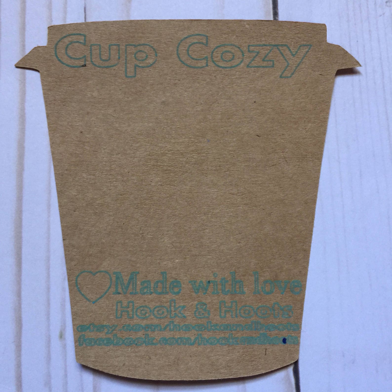 Coffee cozy display cards personalized coffee cozy display | Etsy