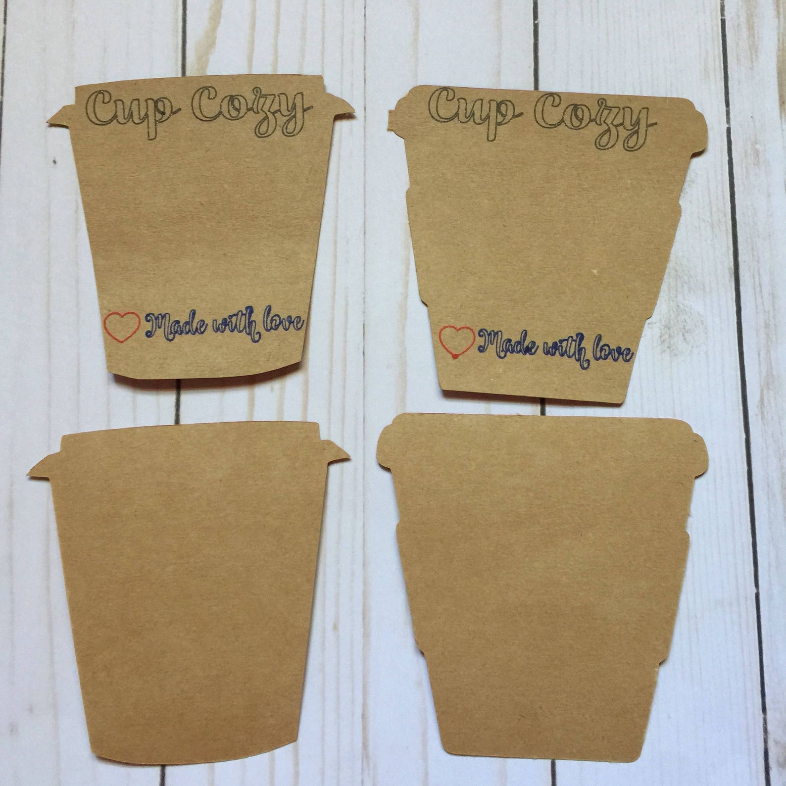 Coffee Cozy Display Cards, Personalized Coffee Cozy Display Cards ...