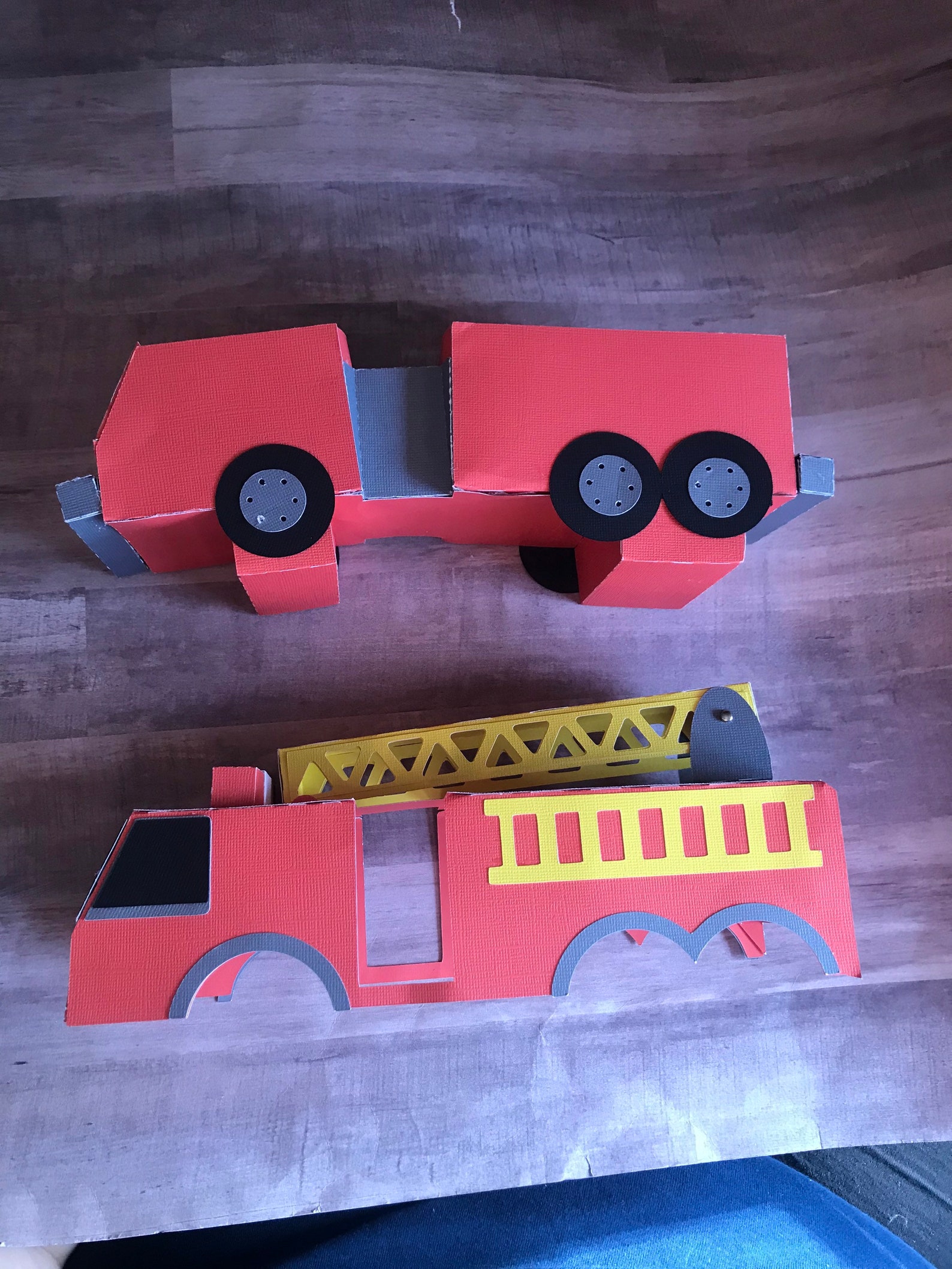 Valentines Box for Kids Fire Truck Valentine Box Valentines - Etsy