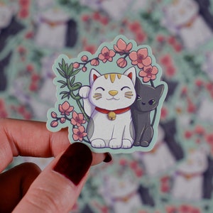Jinx the Black Cat Sticker Set – Cut and Magical 6pc Stickers - Etsy