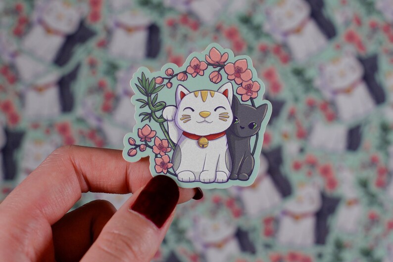 Jinx the Black Cat Sticker Set – Cut and Magical 6pc Stickers - Etsy