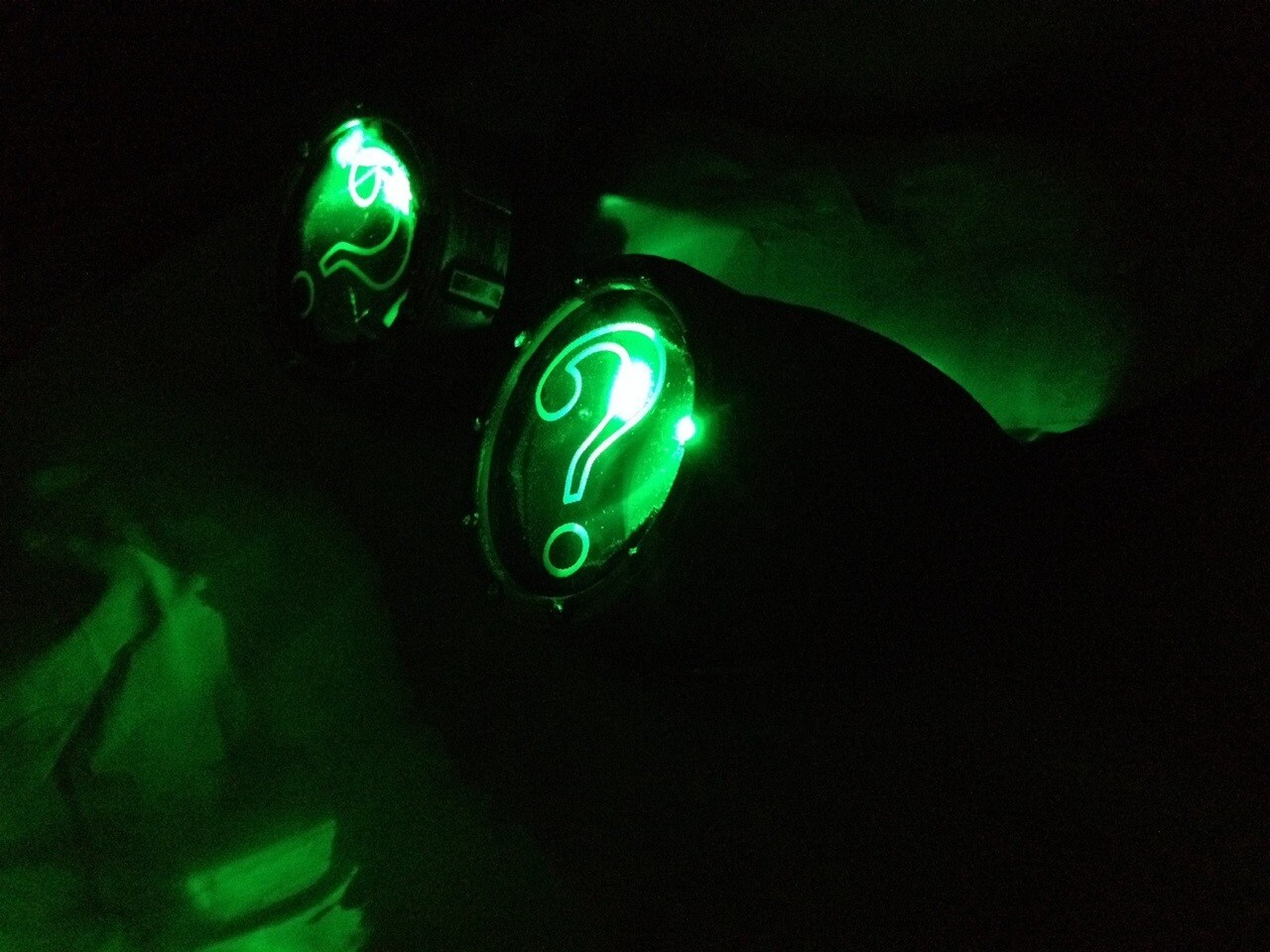 Riddler Inspired Steampunk Goggles Lights Up Green and - Etsy Australia