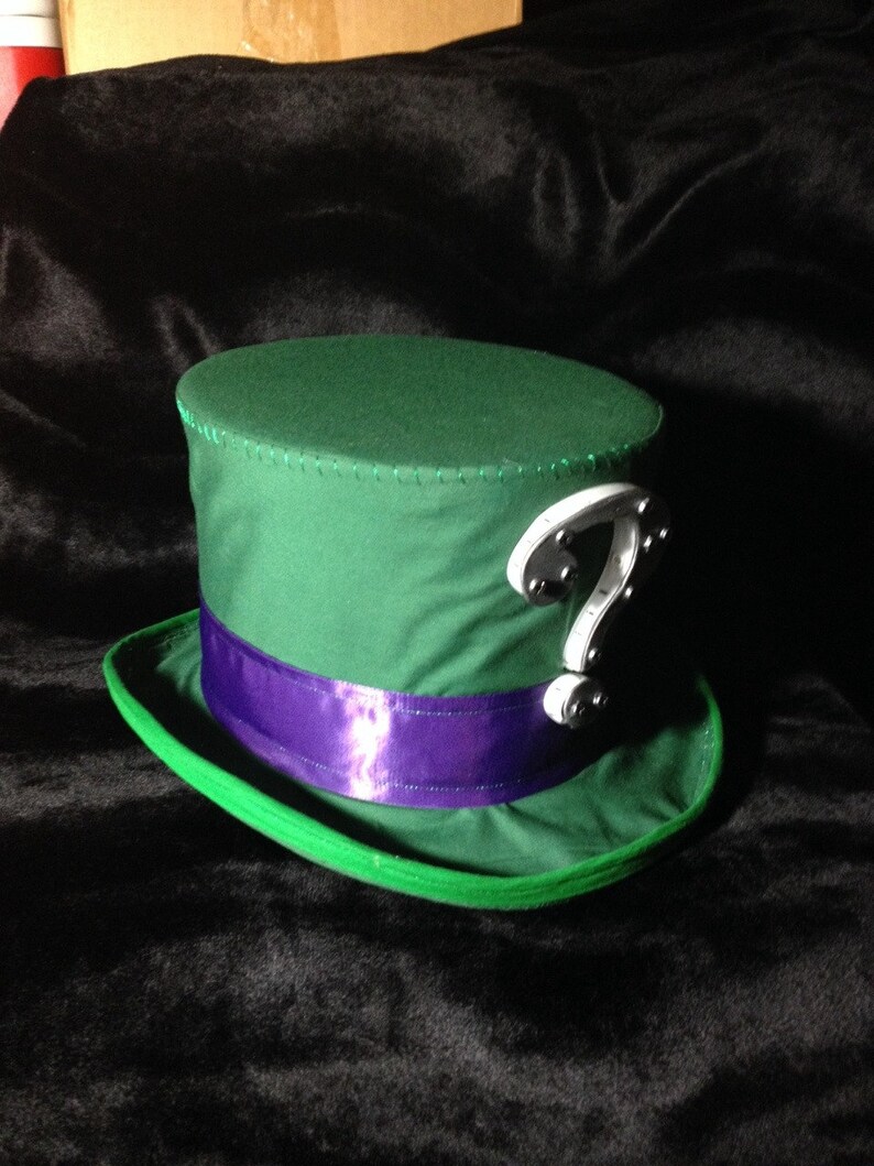 Riddler Villain Inspired Steampunk Top Hat Ready to Ship Hat | Etsy