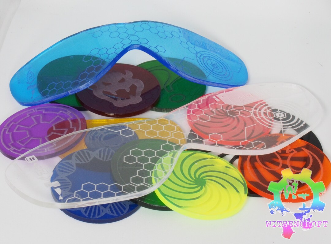 Custom Design Drop in Lens Inserts 50mm Fits Most Cup Style Goggles ...