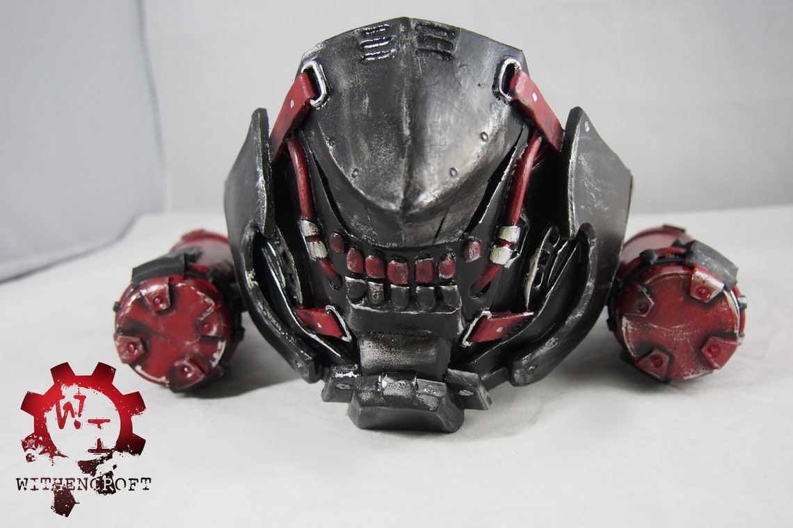 Code Vein Louis Inspired Mask W/ Leds Cosplay EVA FOAM Vampire - Etsy