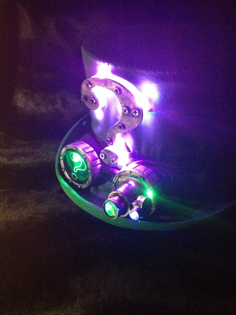 Riddler Villain Inspired Steampunk Top Hat Ready to Ship Hat | Etsy