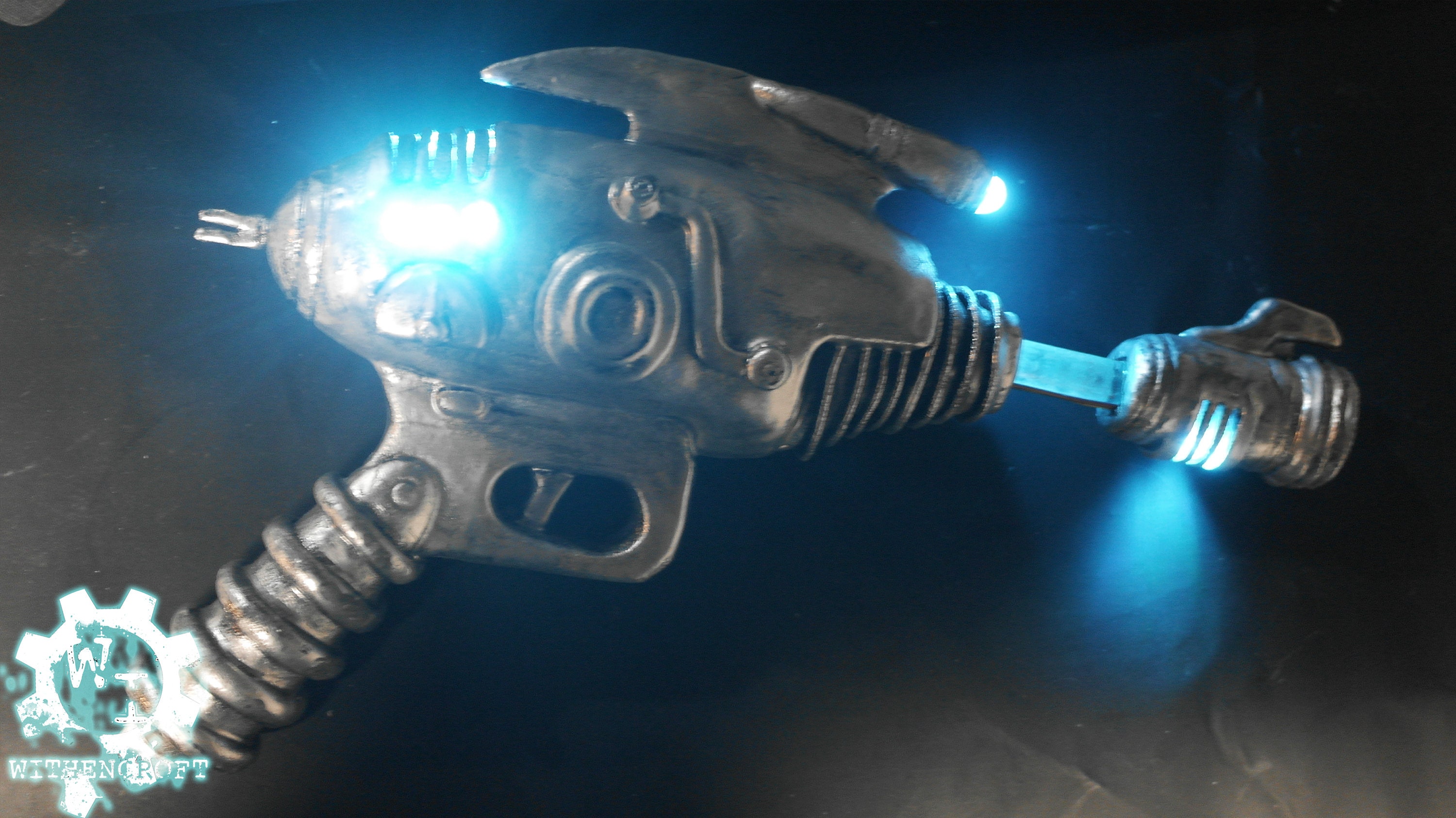 Fallout Inspired Alien Blaster Prop Replica Lights up With | Etsy
