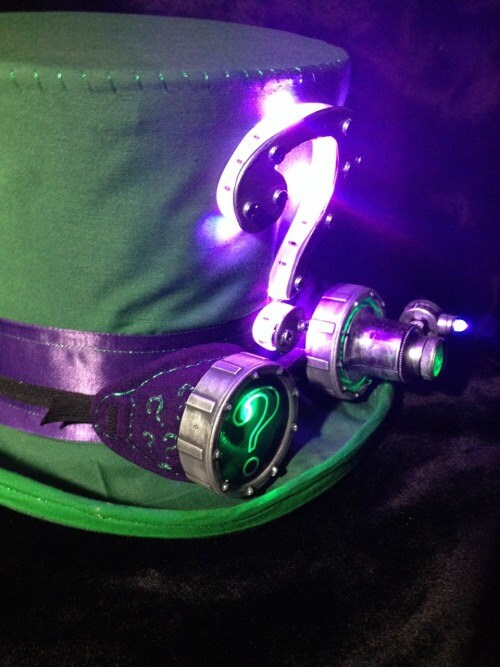 Riddler Villain Inspired Steampunk Top Hat Ready to Ship Hat | Etsy