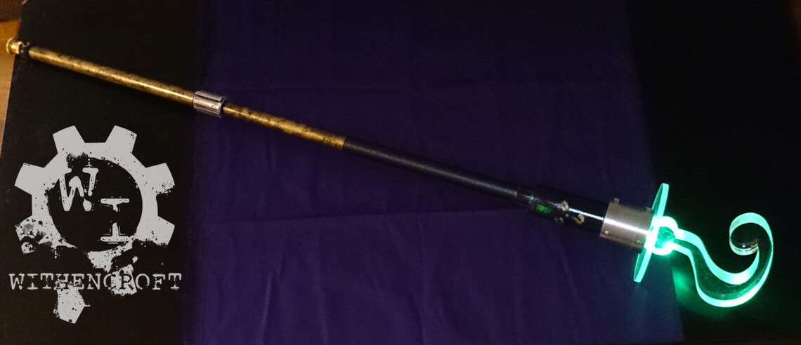 Riddler Inspired Steampunk Cane Green and Purple | Etsy