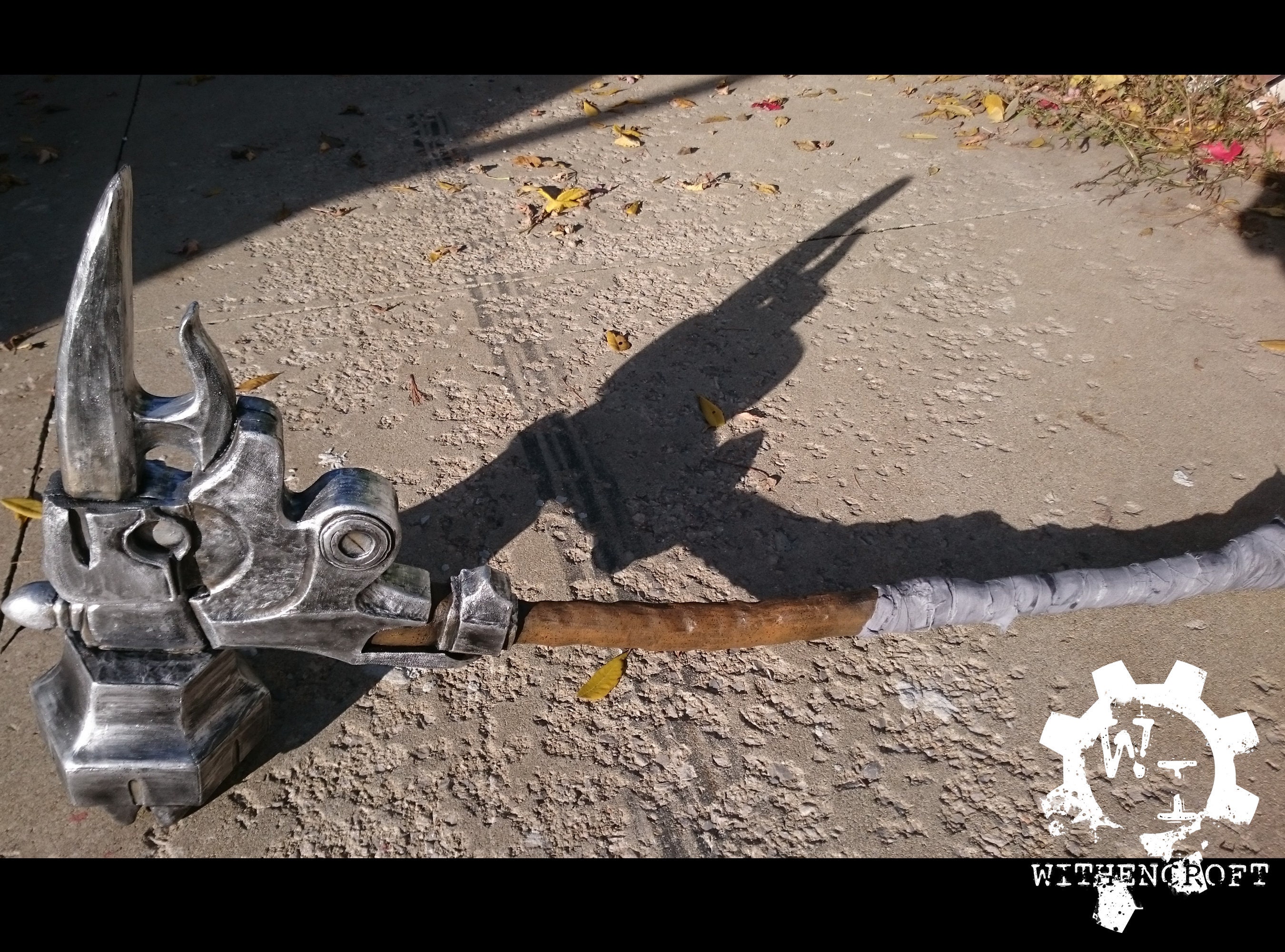 Blooborne Inspired Boomhammer LARP Weapon Cosplay Accessory | Etsy