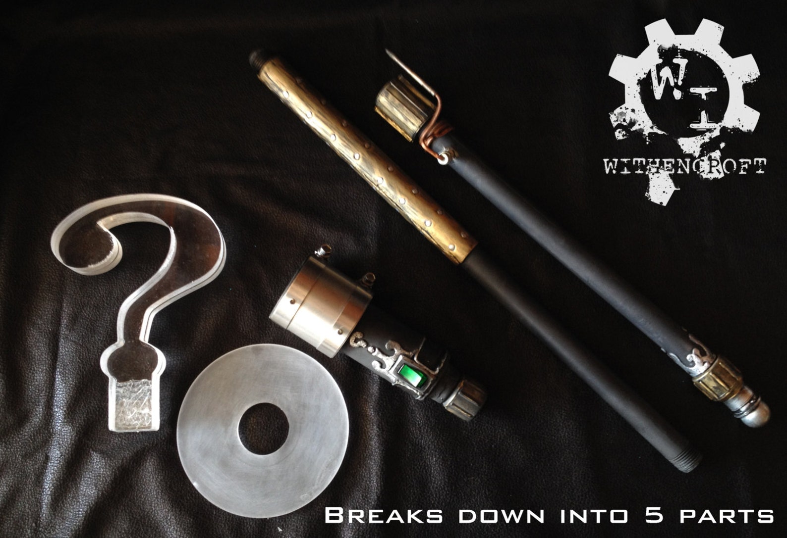 Riddler Inspired Steampunk Cane Green and Purple - Etsy