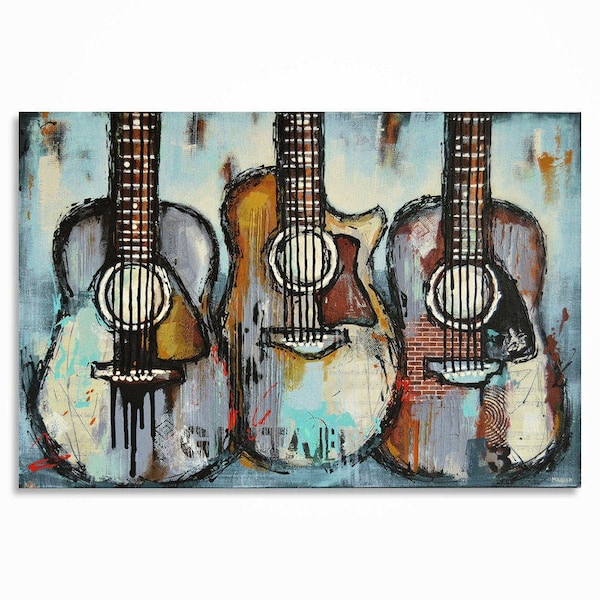 Abstract Guitar Art - Etsy