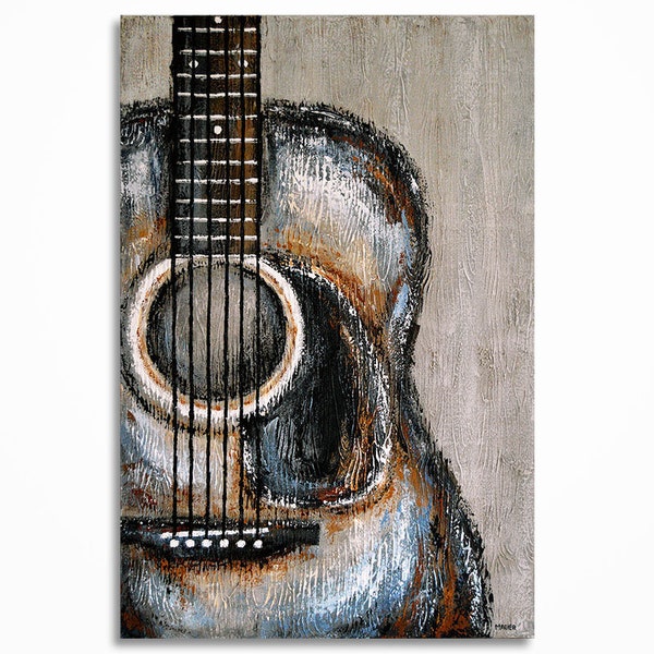 Abstract Guitar Art - Etsy