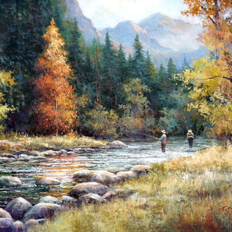 Fishing Art Print - Etsy