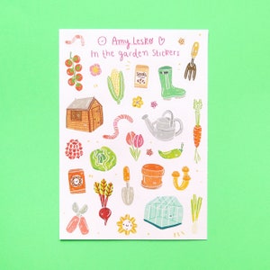 Gardening / Sticker Sheet / Planner Stickers Cute Stickers Bullet ...