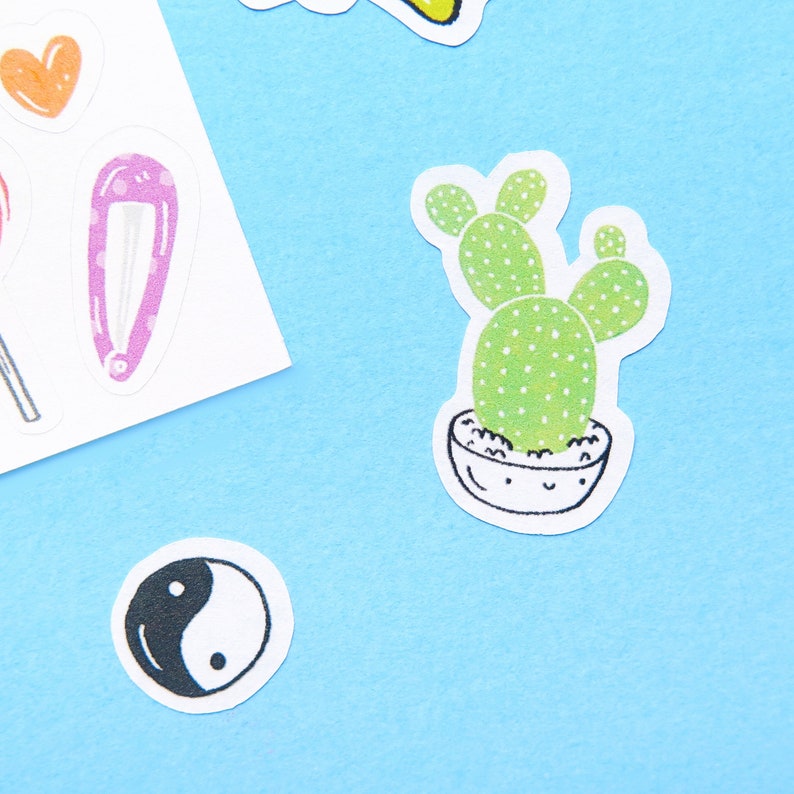 Funky / Sticker Sheet / Planner Stickers Cute Stickers - Etsy