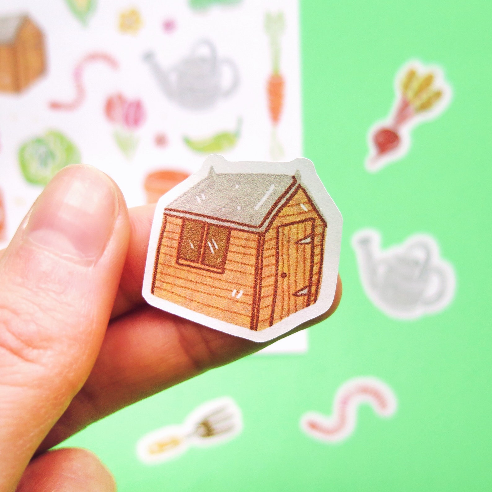 Gardening / Sticker Sheet / Planner Stickers Cute Stickers | Etsy