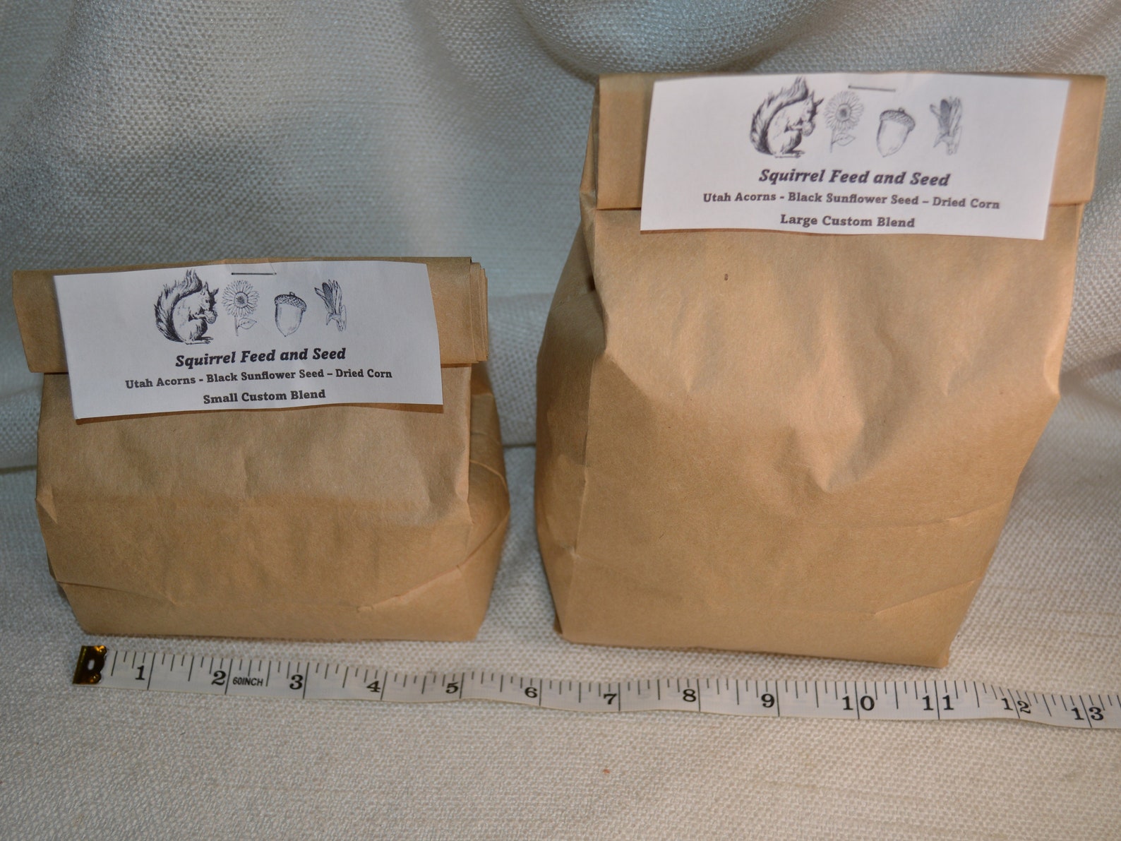 Utah Acorn Mix Squirrel Feed With Black Sunflower Seeds and Dried Corn ...