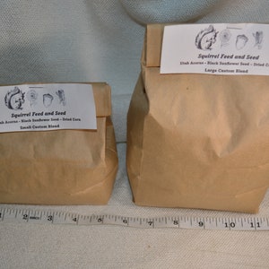 Utah Acorn Mix Squirrel Feed With Black Sunflower Seeds and Dried Corn ...