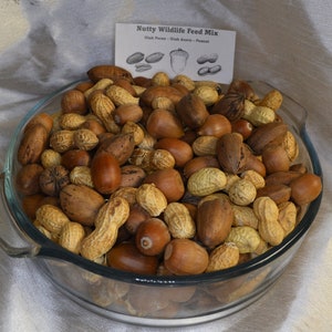 Nutty Wildlife Feed Mix With Utah Acorn, Utah Pecan, Peanut in Shell ...