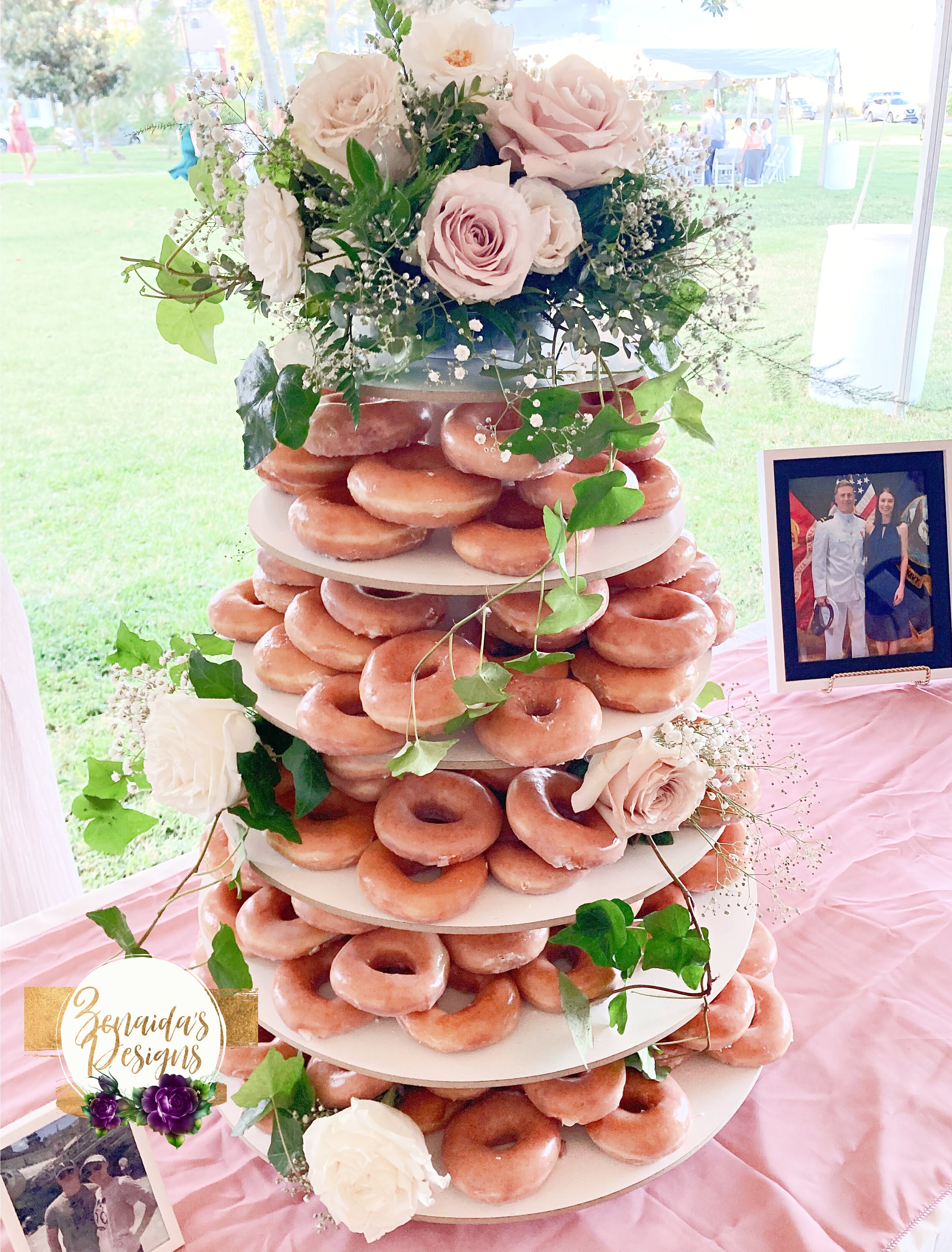 Donut Tower Wedding Cake