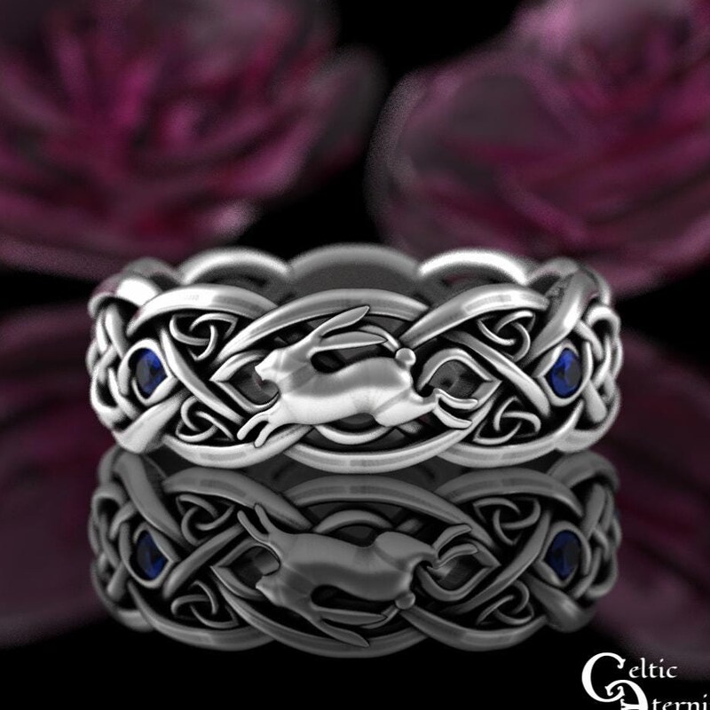 Rabbit Ring - Etsy