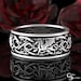 Mens Welsh Dragon Ring, Sterling Silver Double Dragons Wedding Band ...