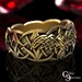 Gold Celtic Raven Ring Raven Wedding Band Mens Wedding Band - Etsy