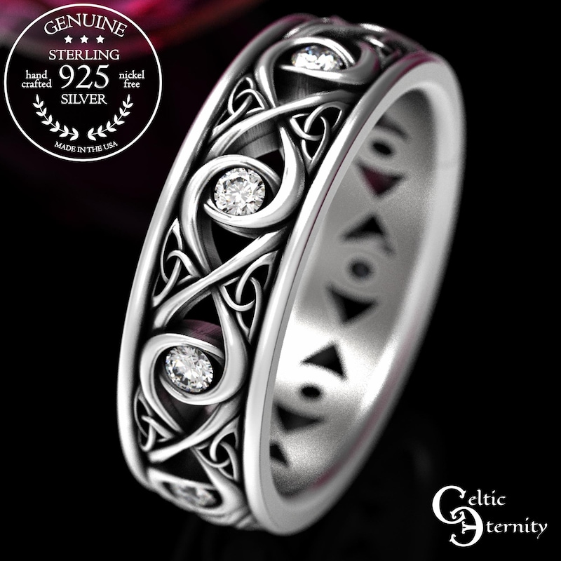 Infinity Viking Love Ring - Etsy